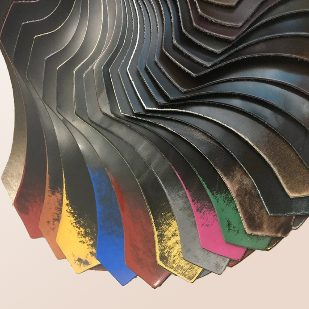 How to Create Two-tone Effect on Brush Off Leather | Lorence Abrasive ...