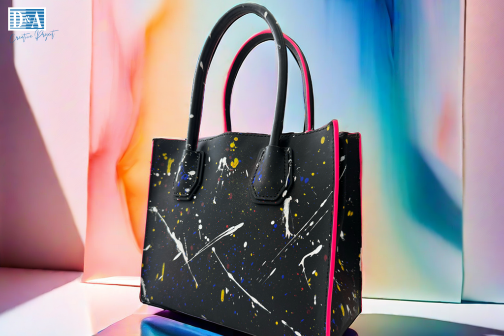 Artistry in Motion: Transforming Bags through Ink Splash | D&A Creative ...